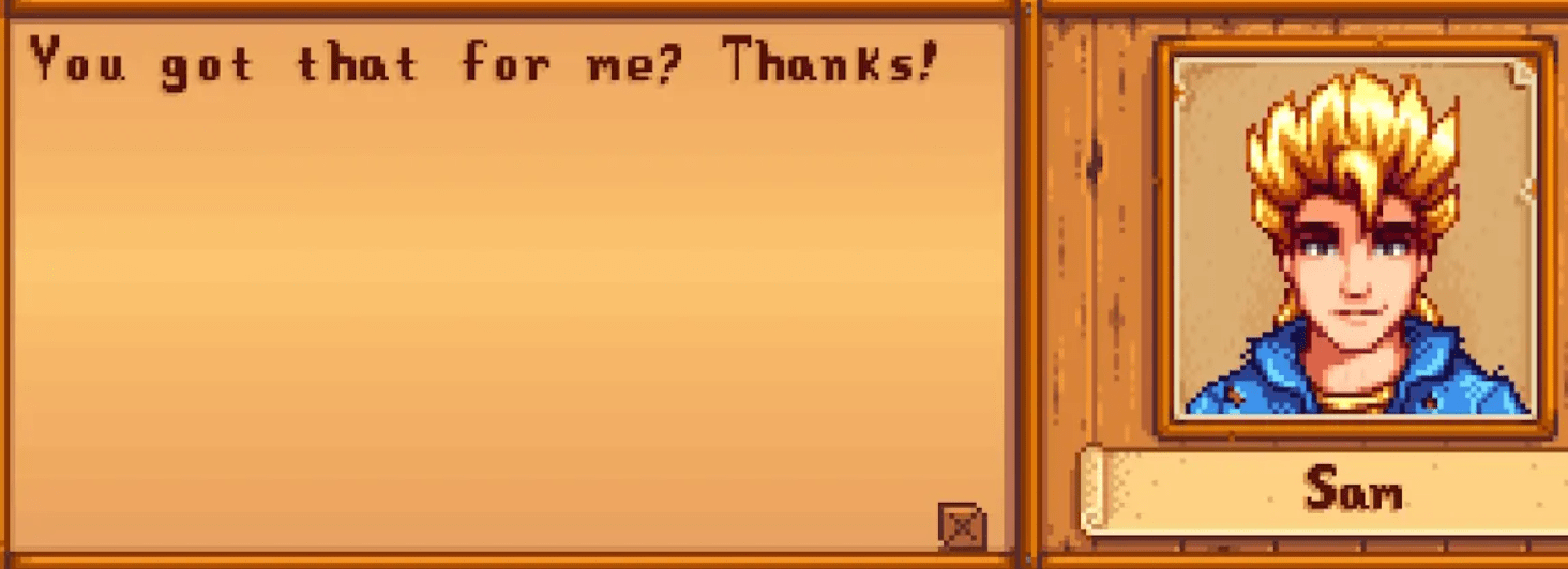 What Does Sam Like in Stardew Valley | Shockbyte