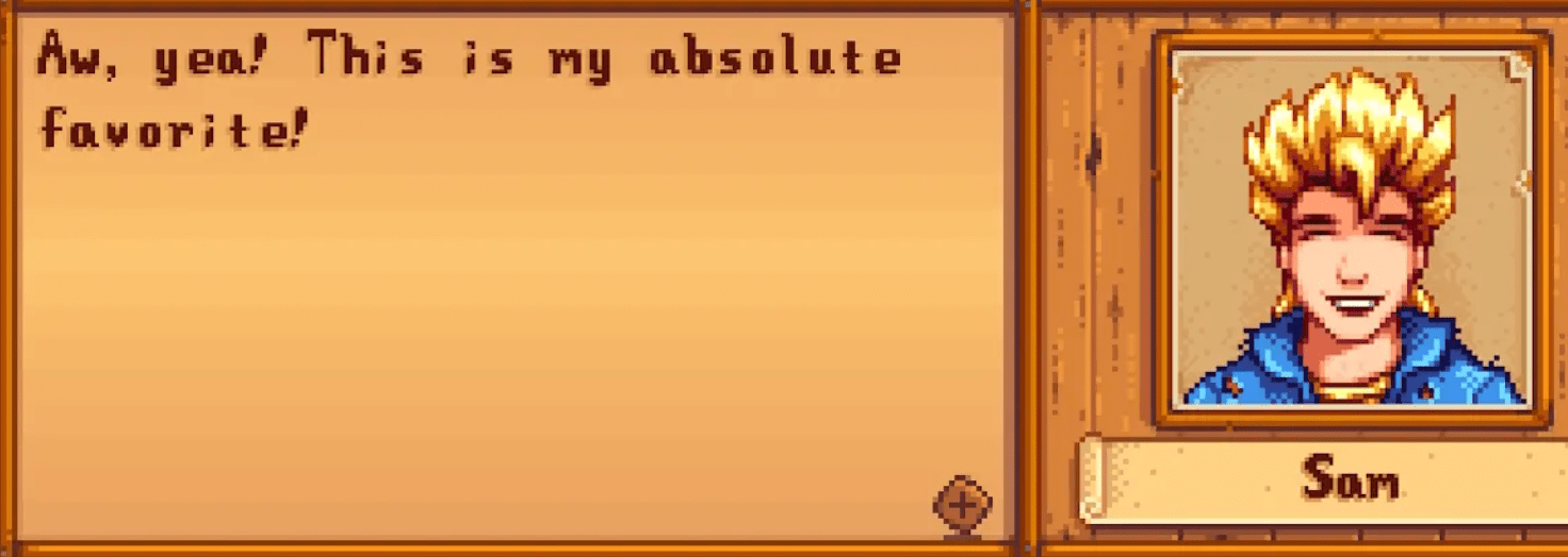 What Does Sam Like in Stardew Valley | Shockbyte