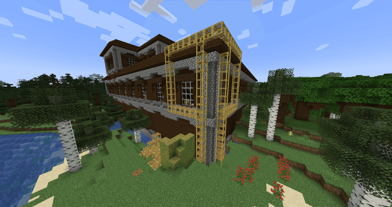 The Best Way to use Scaffolding in Minecraft | Shockbyte