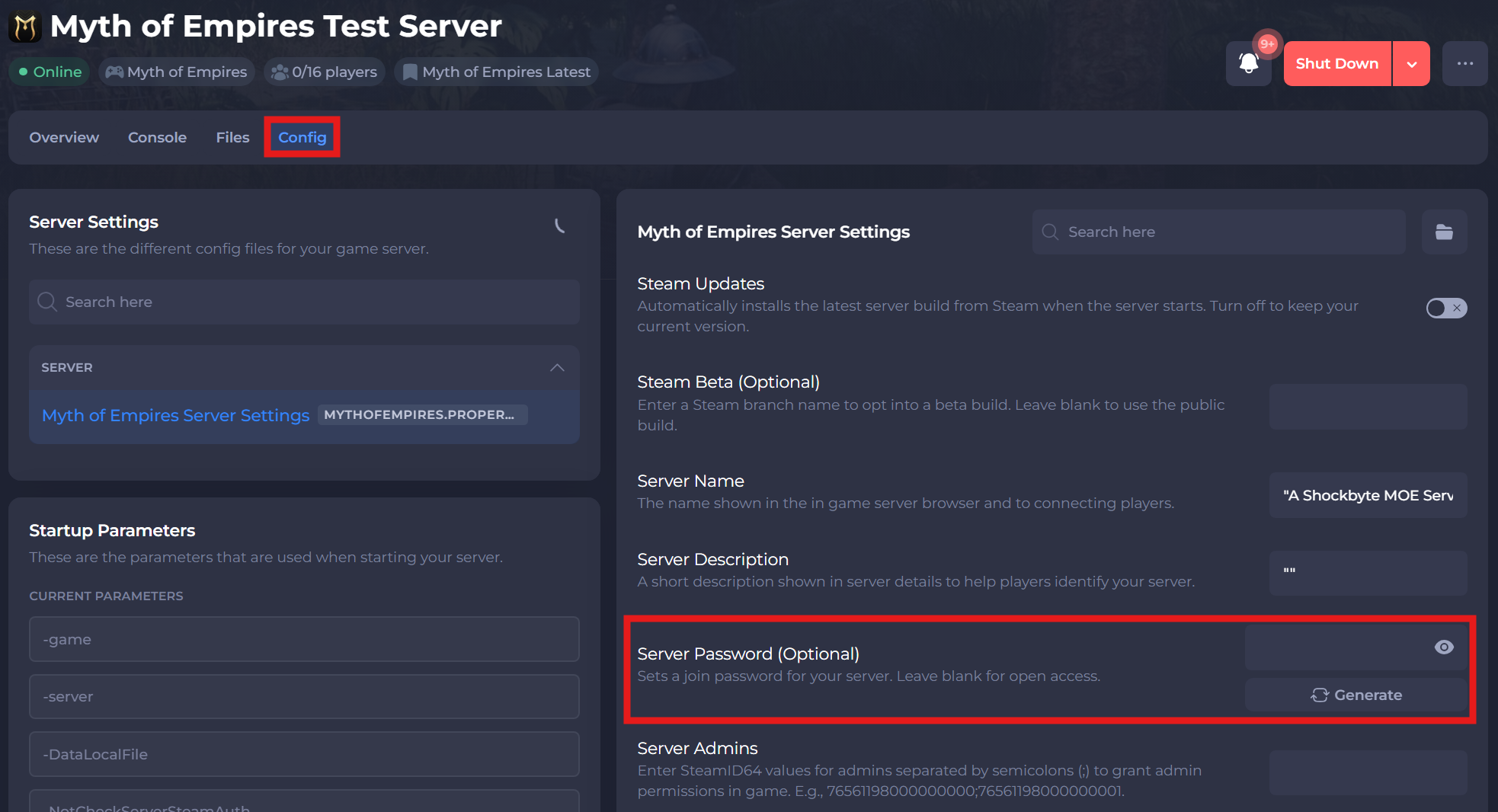 How to Set your Myth of Empires Server to Private | Shockbyte