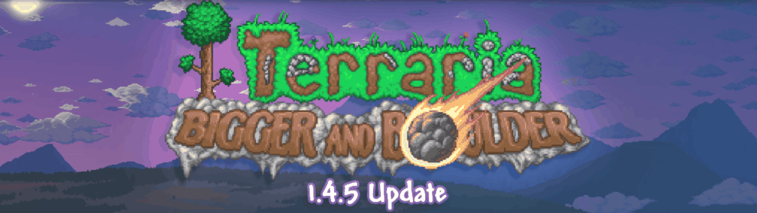 Terraria 1.4.5 Update Bigger & Boulder is Here | Shockbyte