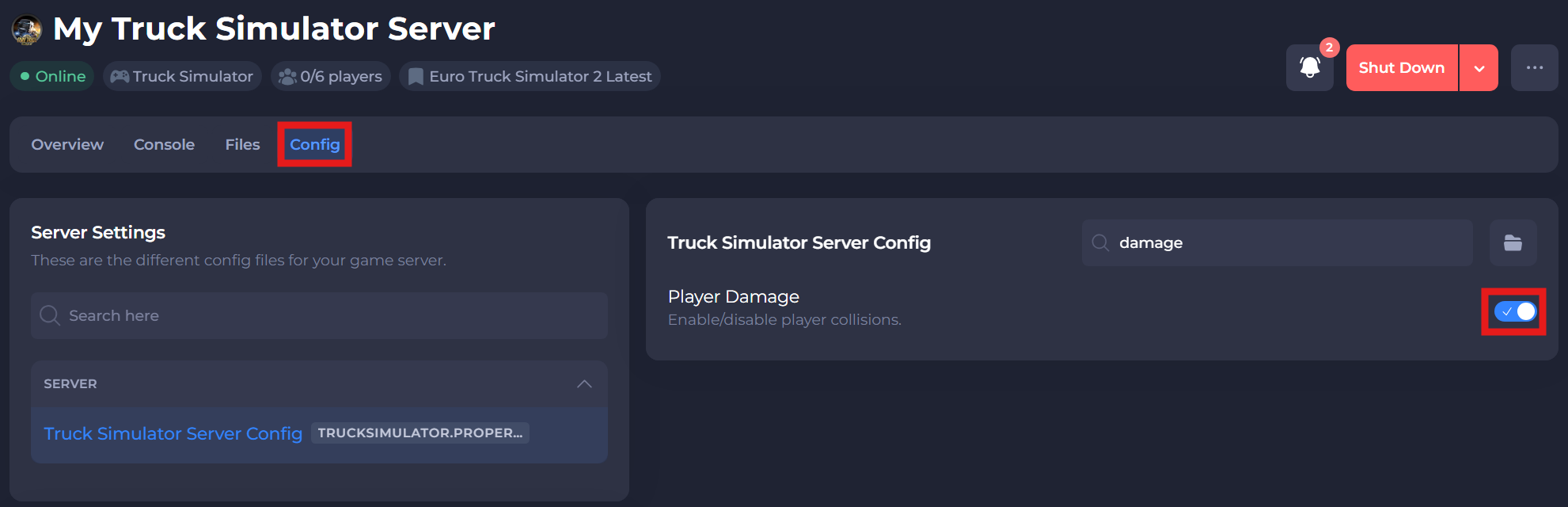 How to Disable Player Damage on your Euro Truck Simulator 2 Server ...