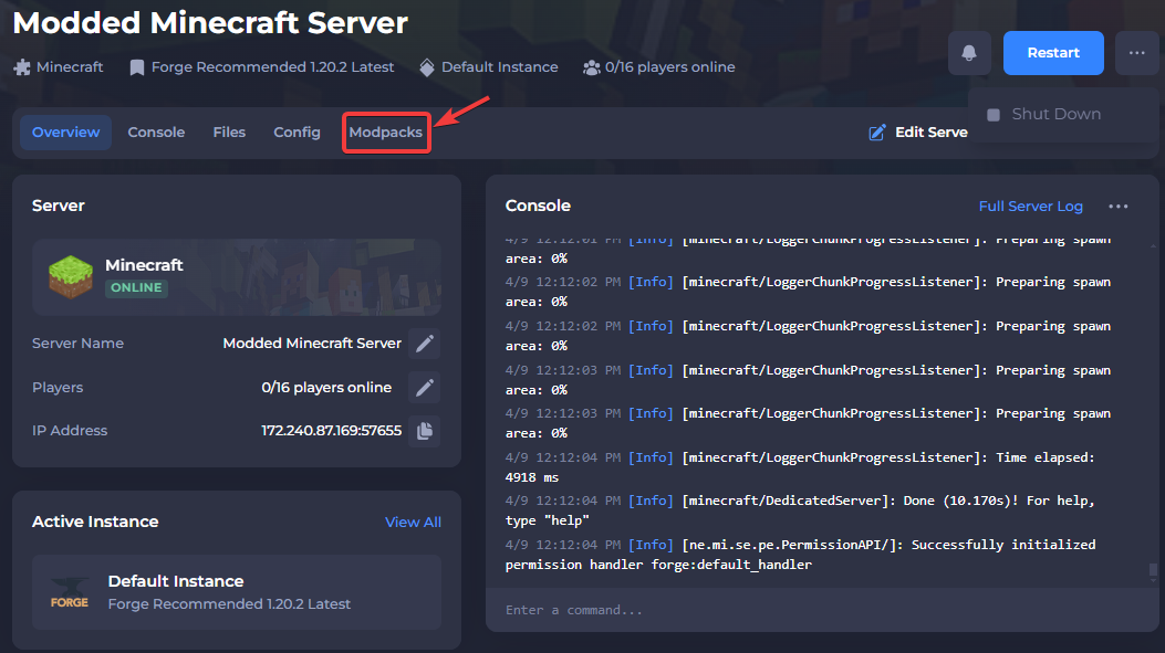 How to Use Shockbytes Minecraft Modpack Installer - Shockbyte